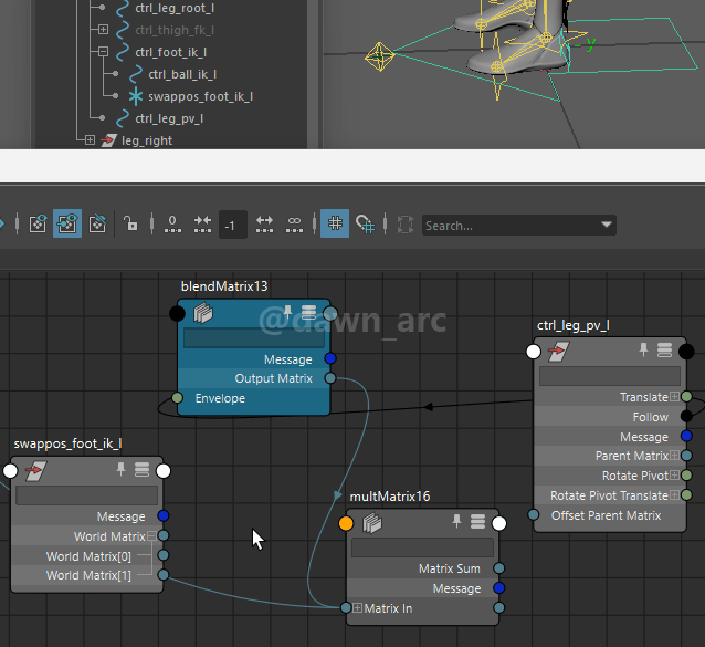 [Maya]Rigging 14 - Space Swapping